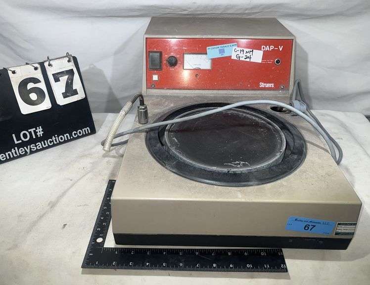 STRUERS DAP-V POLISHER - Bentley & Associates, LLC