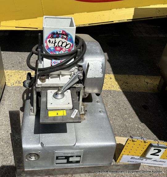 HOLLYMATIC SUPER MODEL: 54 FOOD PORTIONING MACHINE - Bentley ...