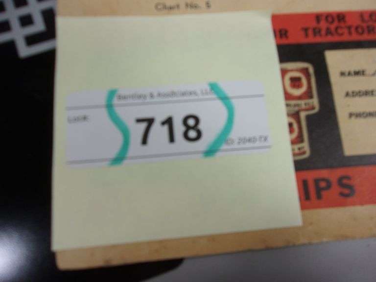 PHILLIPS 66 TRACTOR LUBRICATION CHART & ERTL POSTER - Bentley ...