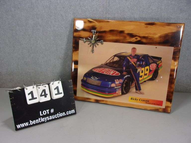 RICKY CRAVEN "ROOKIE OF THE YEAR" WOODEN WALL CLOCK - Bentley ...