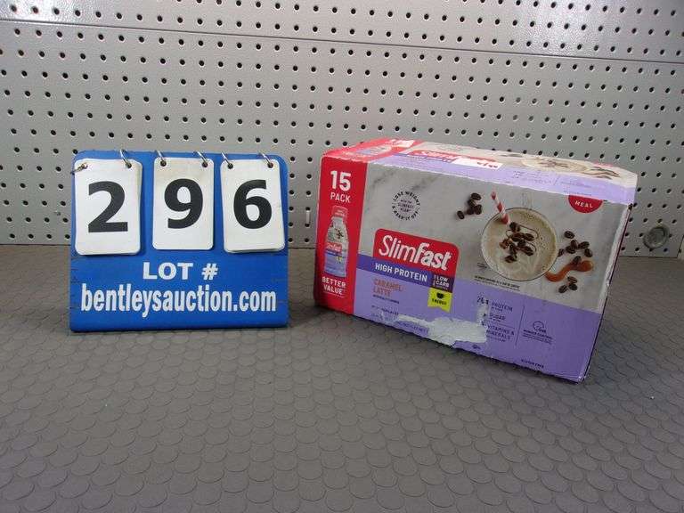 SLIM FAST 15-PACK CARAMEL LATTE PROTEIN SHAKES - Bentley & Associates, LLC