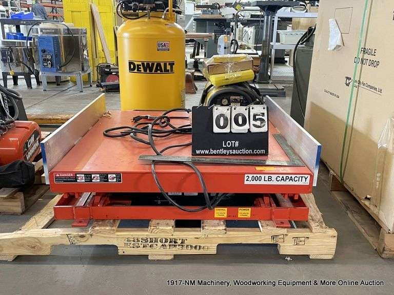 ELECTRIC HYDRAULIC LIFT 2000 LB CAP - Bentley & Associates, LLC
