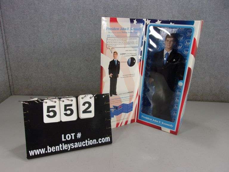 TOY PRESIDENTS JOHN F. KENNEDY TALKING ACTION FIGURE - Bentley ...