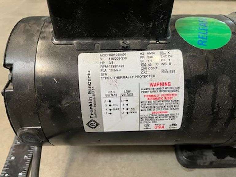 ALCATEL 15 PASCAL VACUUM PUMP - Bentley & Associates, LLC