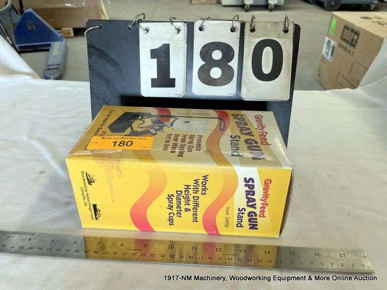 HARBOR FREIGHT 34958 GRAVITY FEED SPRAY GUN STAND - Bentley ...