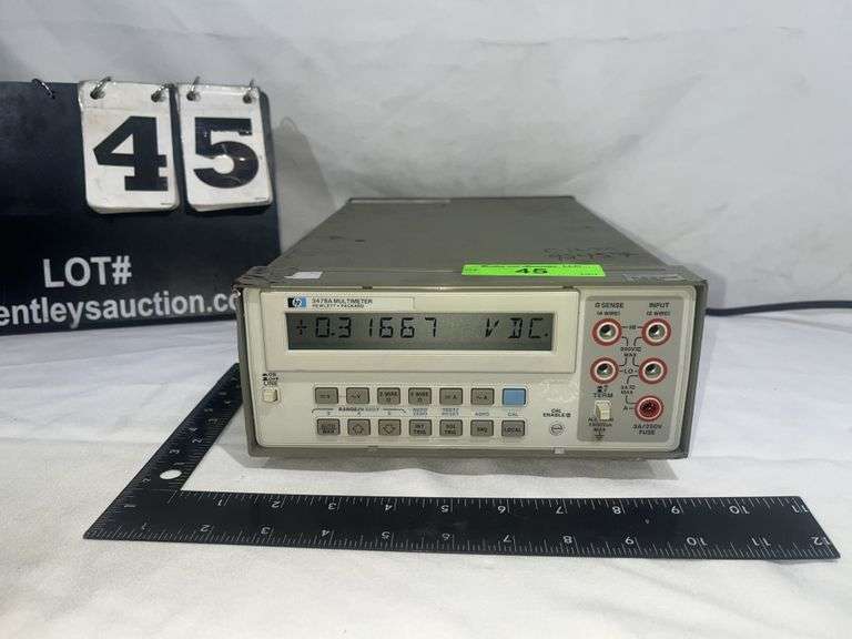 HP 3478A MULTIMETER - Bentley & Associates, LLC