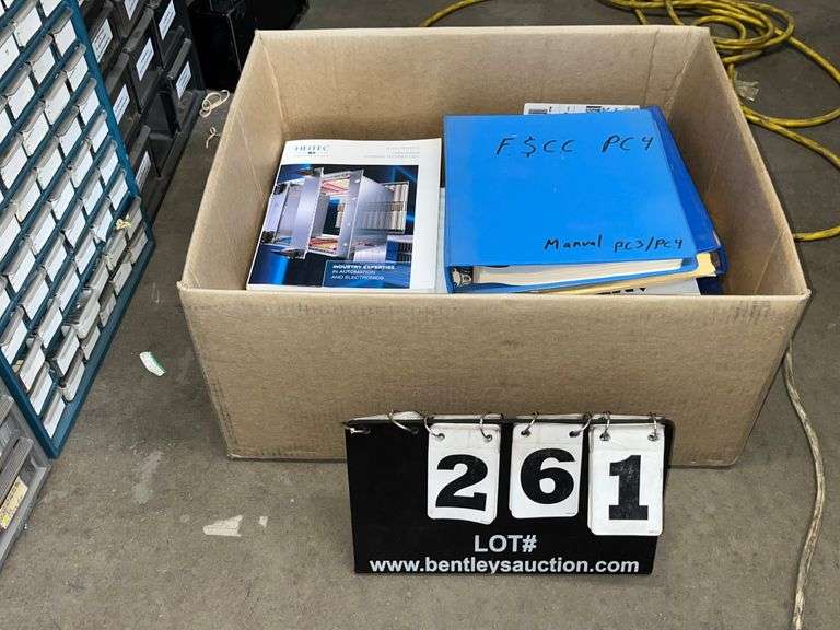 BOX: TEST MANUALS, CATALOGS - Bentley & Associates, LLC