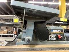 DELTA 31-460 TYPE 2 4" BELT/ 6" DISC SANDER W/ MANUAL & BELTS - Bentley ...