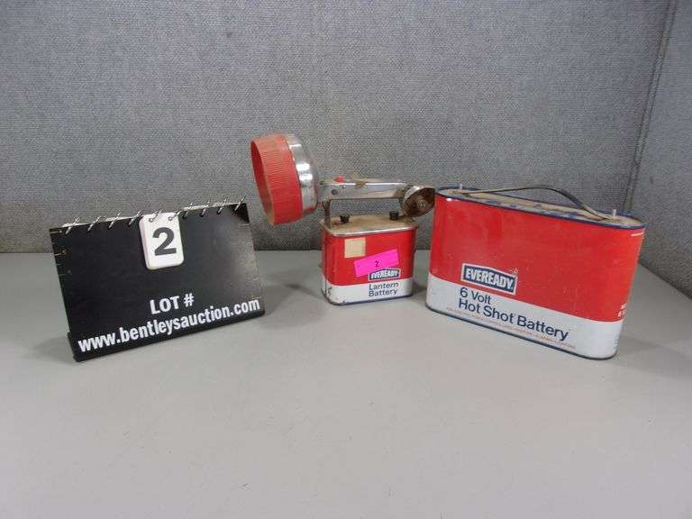 EVEREADY LANTERN BATTERY & 6 VOLT HOT SHOT BATTERY (2X MONEY) - Bentley ...