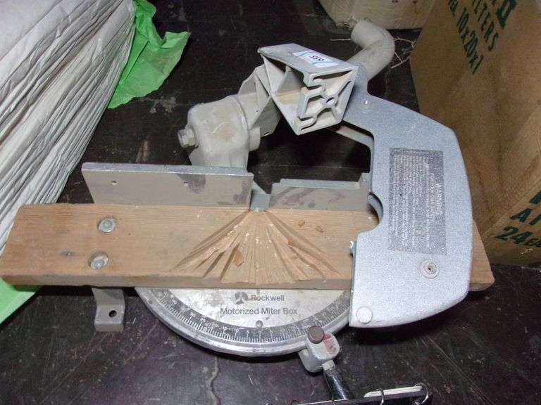 ROCKWELL MOTORIZED MITER BOX - Bentley & Associates, LLC