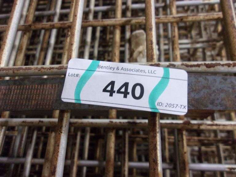 PALLET: METAL GRATE PALLET RACK SHELVING - Bentley & Associates, LLC