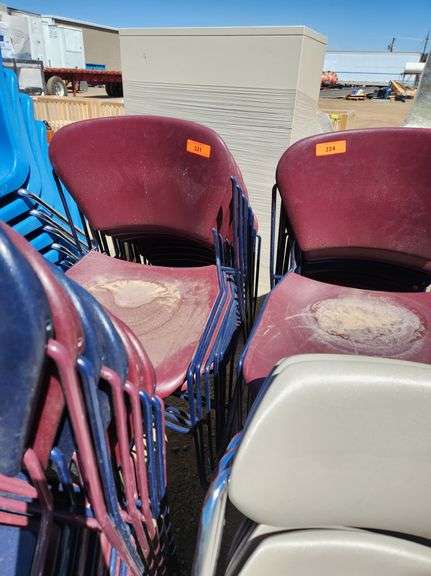 STACKING CHAIRS (9X MONEY) - Bentley & Associates, LLC