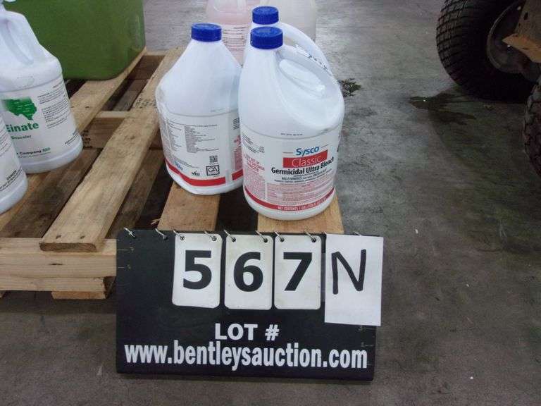 LOT 3 - 1 GALLON SYSCO GERMICIDAL ULTRA BLEACH - POSSIBLE PARTIAL ...