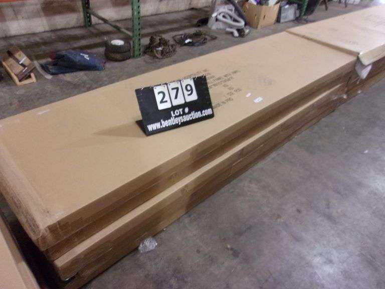 5: WALL PANELS W/ VINYL, 24"W X 1.5"D X 94" H, **5 X MONEY** - Bentley ...