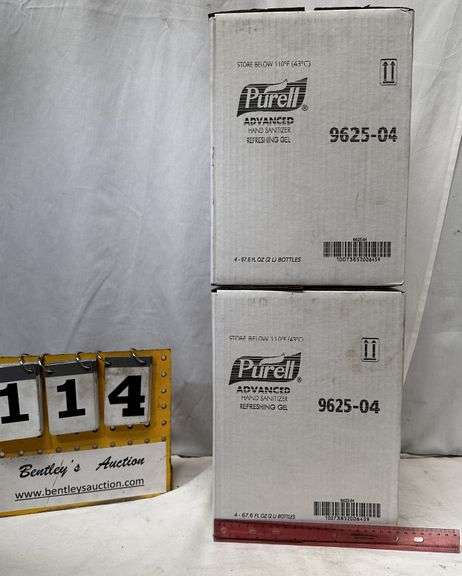 BOX: PURELL 2L HAND SANITIZER BOTTLES (4 PACK) (2X MONEY) - Bentley ...