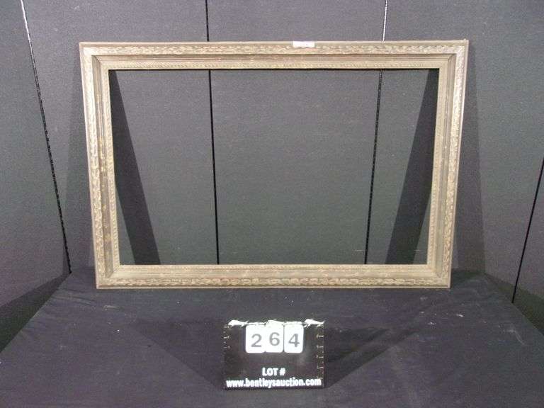 DARK STAINED INDENTED-STYLE LARGE WOOD FRAME 48 X 32 - Bentley ...