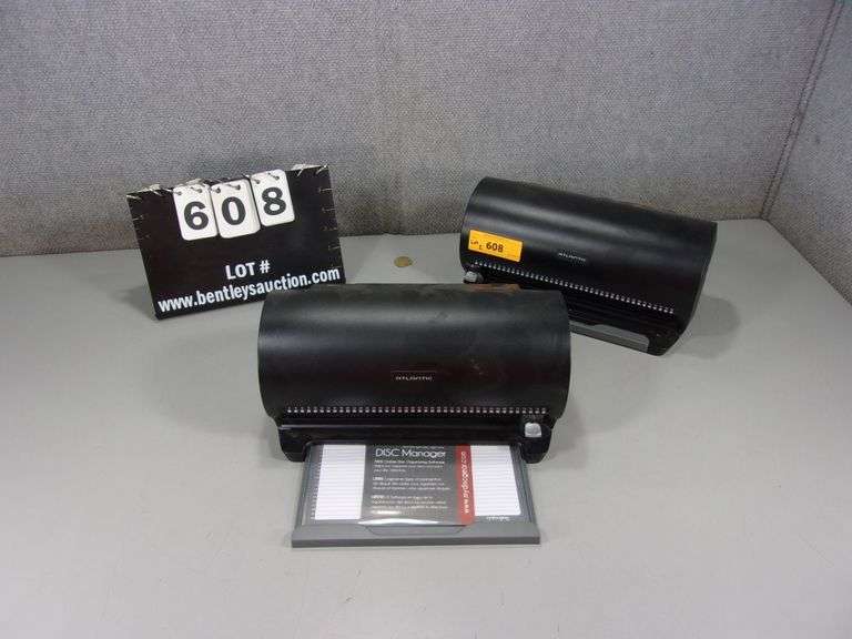 LOT OF 2 ATLANTIC BLACK DISK ORGANIZERS - Bentley & Associates, LLC