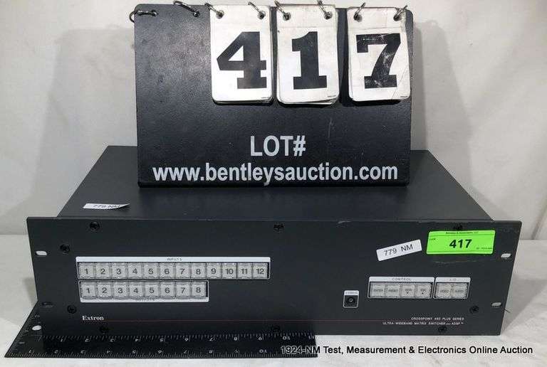 EXTRON CROSSPOINT 450 PLUS SERIES ULTRA WIDEBAND MATRIX SWITCHER ...