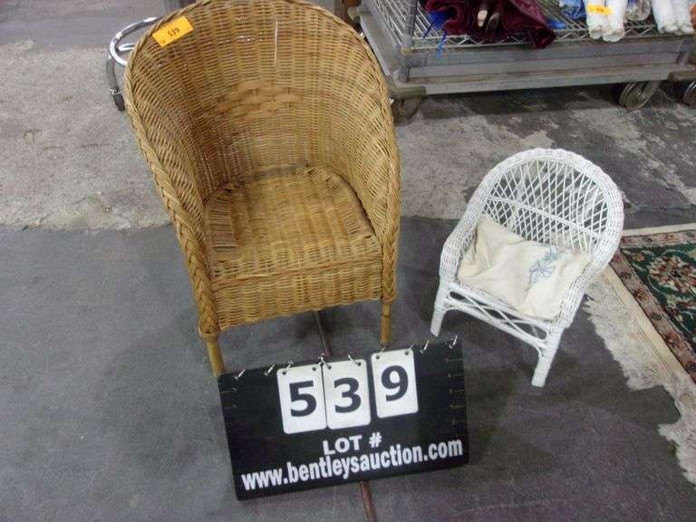 2: DECORATIVE WOVEN CHAIRS *2X MONEY* - Bentley & Associates, LLC