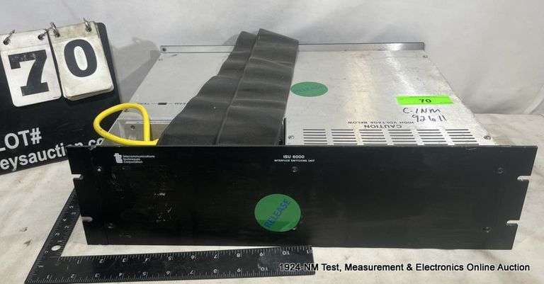 TT CORP. ISU 6000 INTERFACE SWITCHING UNIT - Bentley & Associates, LLC