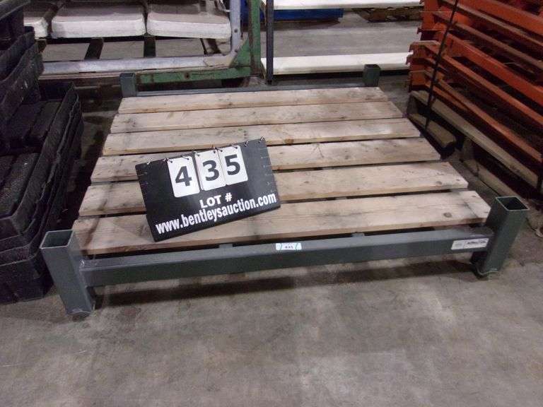 METAL FRAMED WOODEN SLAT PALLET - Bentley & Associates, LLC