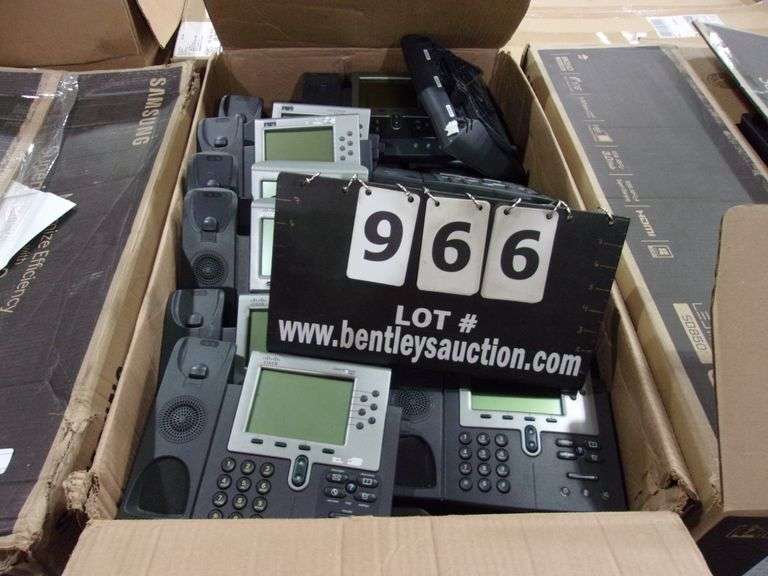 BOX: 40 CISCO UNIFIED IP PHONES - Bentley & Associates, LLC
