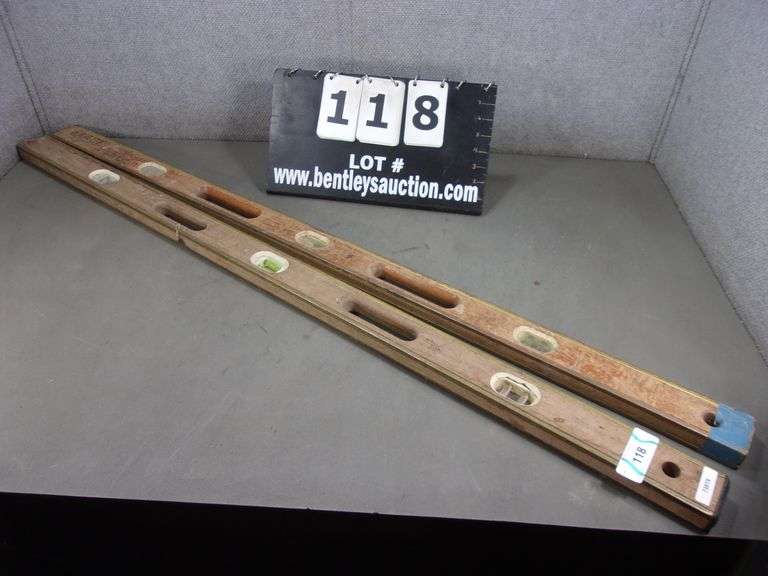 2 WOODEN LEVELS - Bentley & Associates, LLC