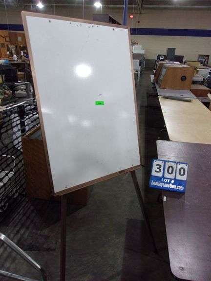 METAL FRAMED TRIPOD DRY-ERASE BOARD - BROWN - Bentley & Associates, LLC