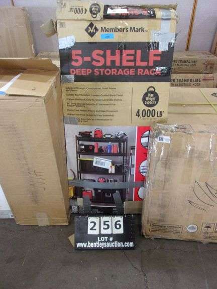 MEMBER'S MARK 5 SHELF DEEP STORAGE RACK (4000 LB. CAPACITY) - Bentley ...