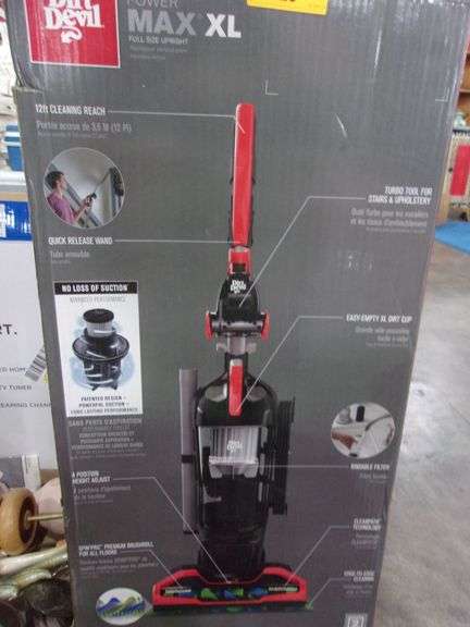 DIRT DEVIL POWER MAX XL FULL SIZE UPRIGHT VACUUM - Bentley & Associates ...