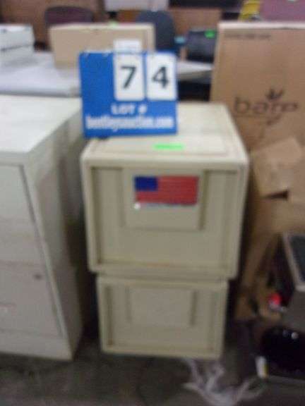 PLASTIC STACKING FILING CABINET - BEIGE (2 STACKED) - Bentley ...