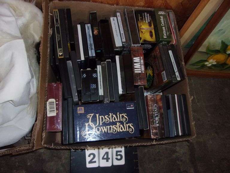 LOT: ASSORTED DVDS AND VHS TAPES - Bentley & Associates, LLC