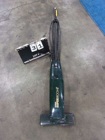 EUREKA SUPERBROOM SMALL GREEN ELECTRICAL VACUUM - Bentley & Associates, LLC