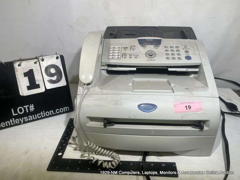 BROTHER INTELLIFAX 2820 FAX/COPY MACHINE- POSSIBLE MISSING PARTS ...