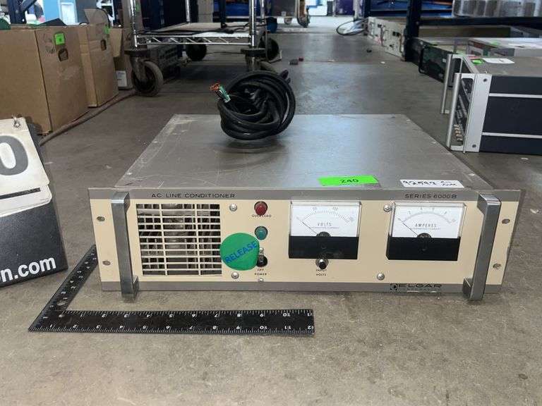 ELGAR CORP 6000B AC LINE CONDITIONER - Bentley & Associates, LLC