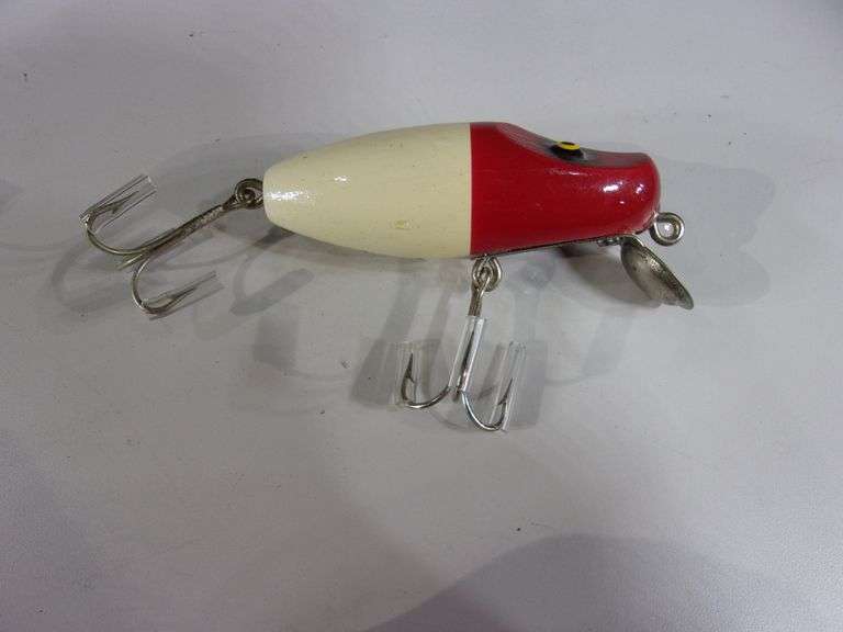 JC HIGGINS WOODEN FISHING LURE - Bentley & Associates, LLC