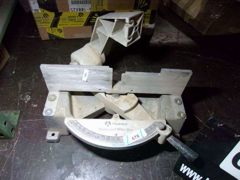 ROCKWELL MOTORIZED MITER BOX - Bentley & Associates, LLC