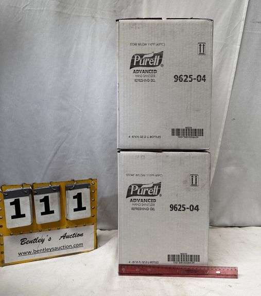 BOX: PURELL 2L HAND SANITIZER BOTTLES (4 PACK) (2X MONEY) - Bentley ...
