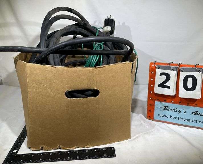 BOX OF MISC. CABLE - Bentley & Associates, LLC