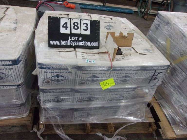PALLET: 60 BOXES OF MAR-MAC SOFT BLACK ANNEALED TIE WIRE (20 COILS PER ...
