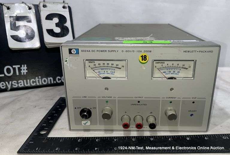 HP 6024A DC POWER SUPPLY - Bentley & Associates, LLC