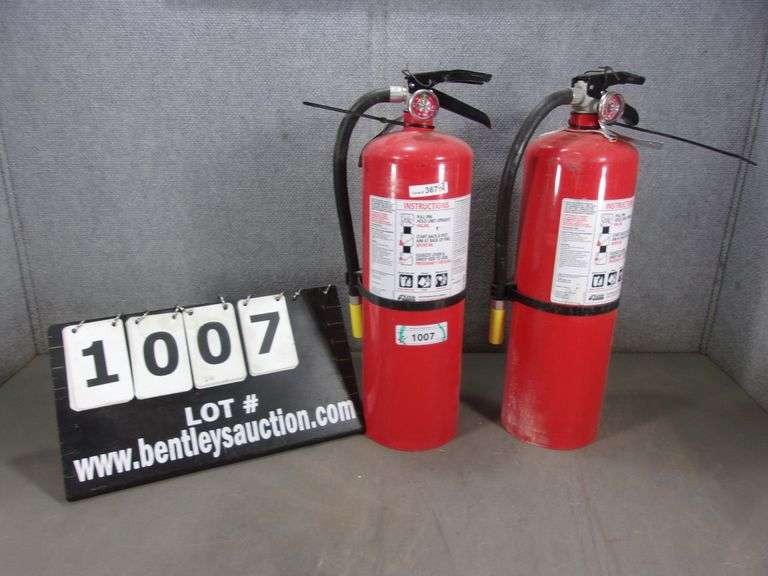 FIRE EXTINGUISHERS, 10LB (2X MONEY) - Bentley & Associates, LLC