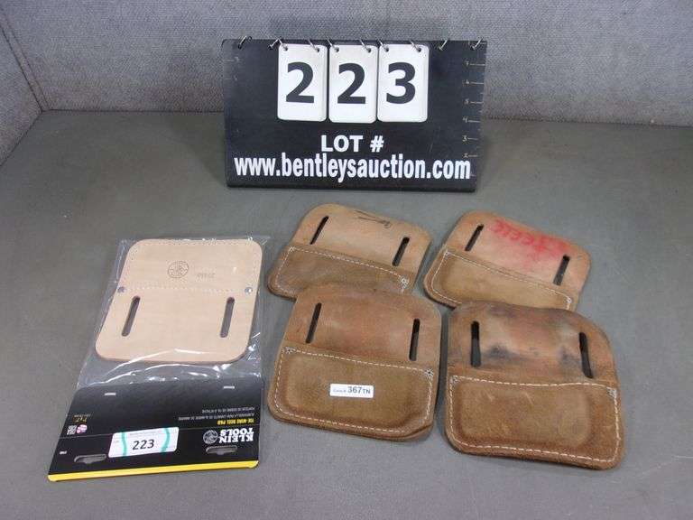 5: KLEIN TOOLS TIE WIRE REEL PADS, LEATHER **5 X MONEY** - Bentley ...