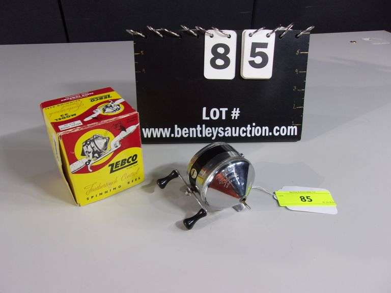 ZEBCO SPINNER MODEL 33 REEL WITH BOX - Bentley & Associates, LLC