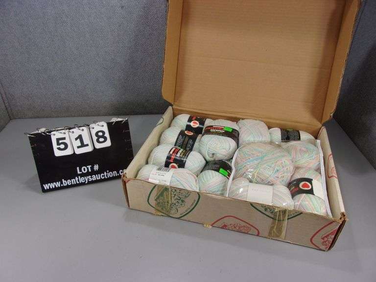 BOX: COLORFUL ASSORTED YARN - Bentley & Associates, LLC