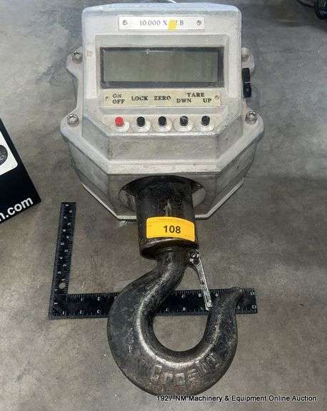 PORT-A-WEIGH 4260 BY MEASUREMENT SYSTEMS INTERNATIONAL HOOK SCALE ...