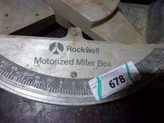 ROCKWELL MOTORIZED MITER BOX - Bentley & Associates, LLC