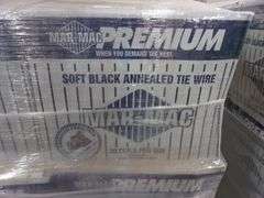 PALLET: 60 BOXES OF MAR-MAC SOFT BLACK ANNEALED TIE WIRE (20 COILS PER ...