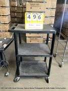 CASTERED AUDIO / VISUAL CART - Bentley & Associates, LLC