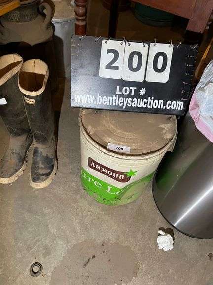 10-GALLON BUCKET: ARMOUR OURE LARD - Bentley & Associates, LLC